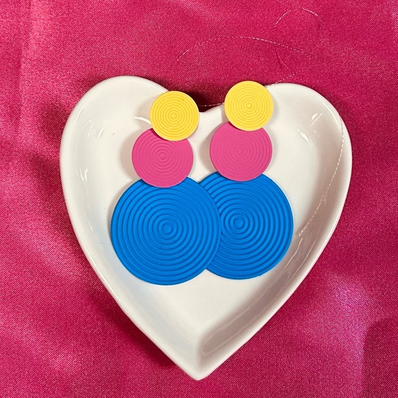 Jewelry | Colorful Art Earrings | Poshmark